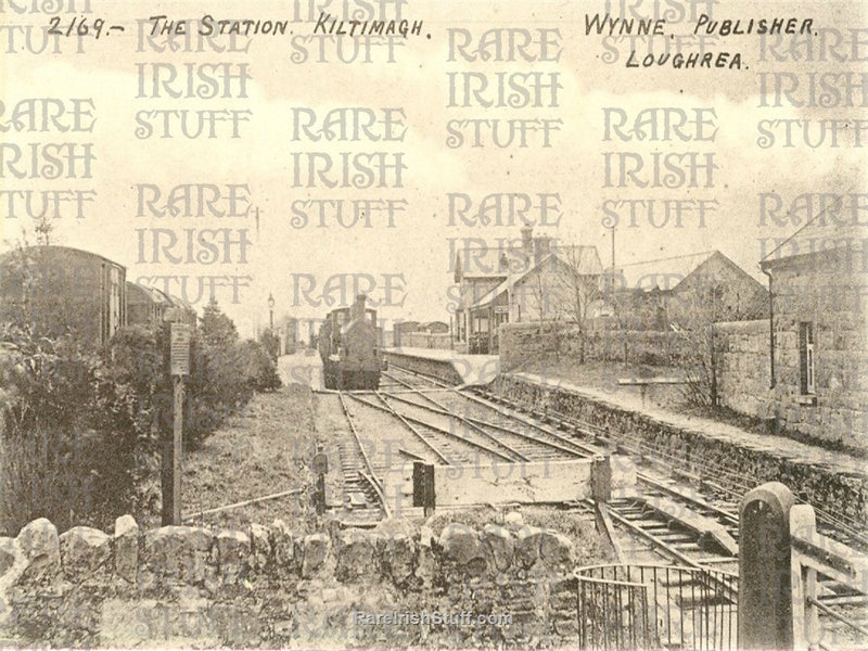 Railway Station, Kiltimagh, Mayo, Ireland, Old Photo, Old Image, Old ...