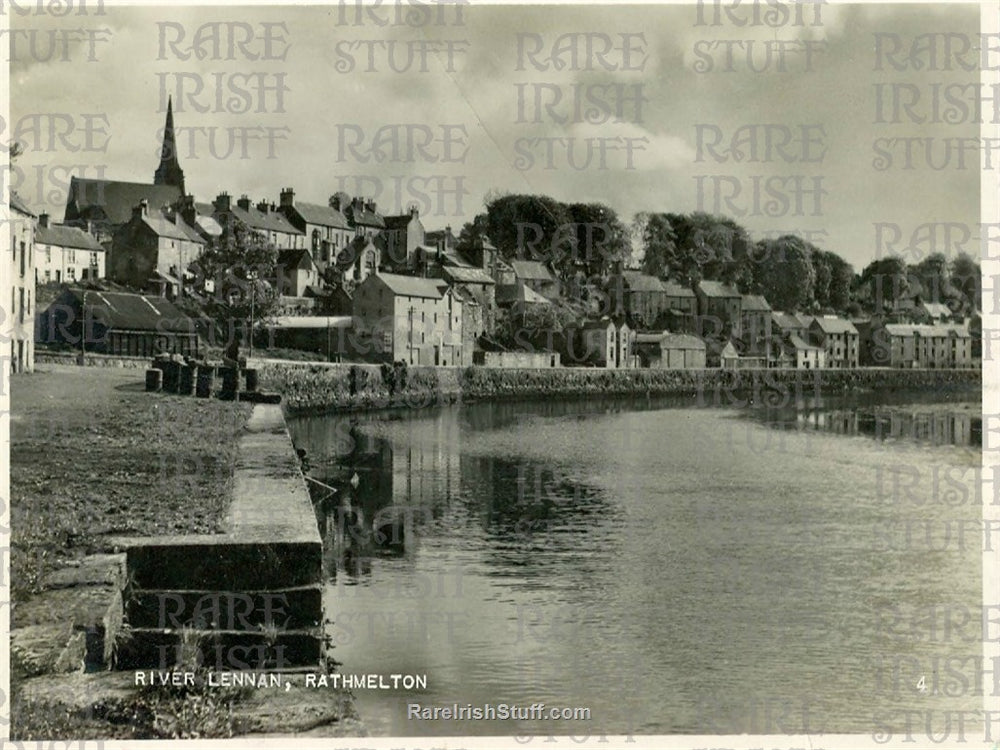 River Lennon, Ramelton, Donegal, Ireland, Rare Photo Donegal, Old Photo ...