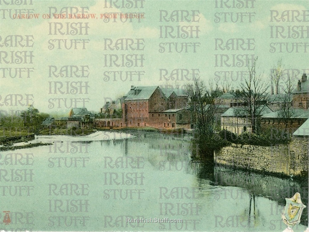 River Barrow, Carlow Town, Co Carlow, Ireland 1895