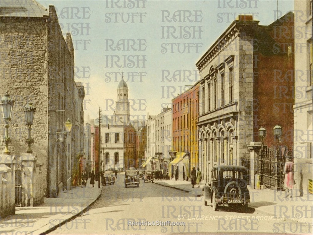 St Laurence Street, Drogheda, Co Louth, Ireland, Old Photo, Old Image ...