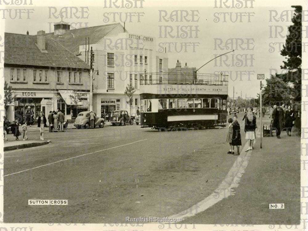 Sutton Cross, Dublin, Ireland 1950's, Old Photo, Old Image, Old Picture ...