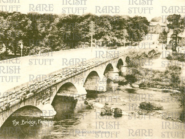 The Bridge, Fermoy, Cork, Ireland, Rare Photo Cork, Old Photo, Old Picture