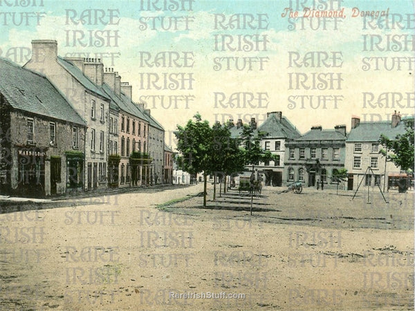 The Diamond, Donegal Town, Donegal, Ireland, Old Photo, Old Image, Old ...