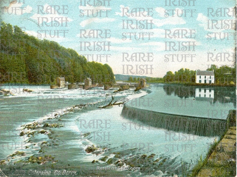 The Falls, Coleraine, Derry, Ireland, Rare Photo Derry, Old Photo, Old ...
