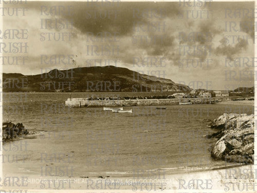 The Harbour & Horn Head, Portnablagh, Donegal, Ireland, Rare Photo ...