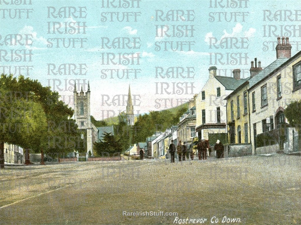The Square, Rostrevor, Newry, Down, Ireland, Old Photo, Old Image, Old ...