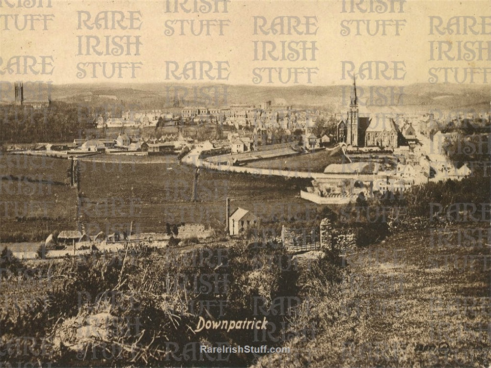 Downpatrick, Down, Ireland, Old Photo, Old Image, Old Picture,