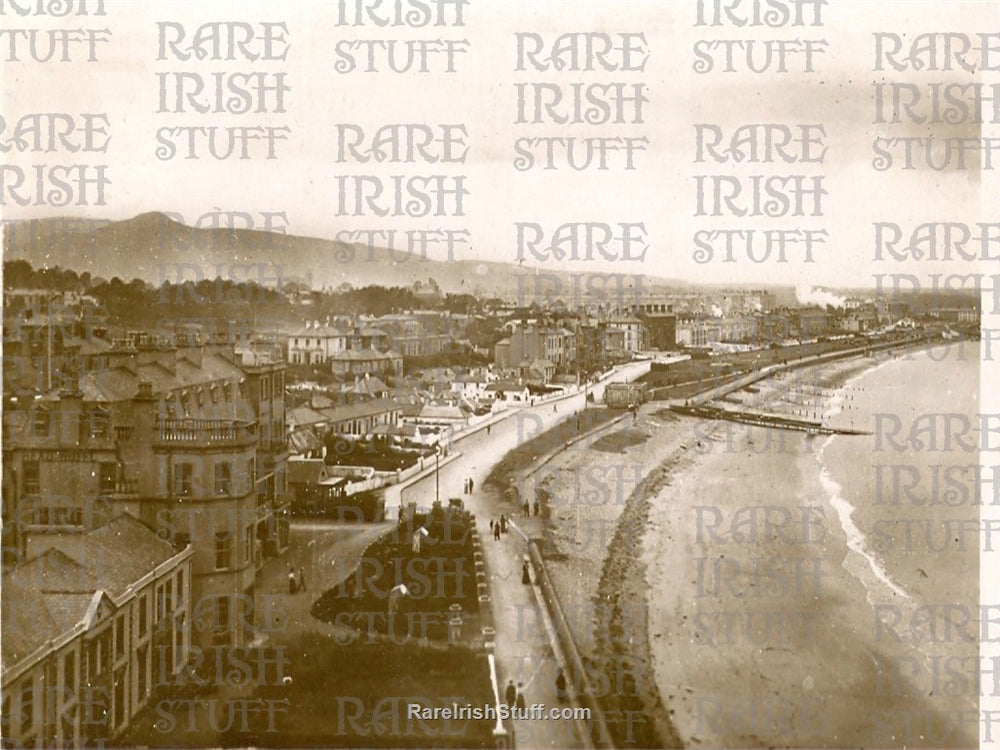 Bray From Bray Head, Bray, Wicklow, Ireland, Old Photo, Old Image, Old ...