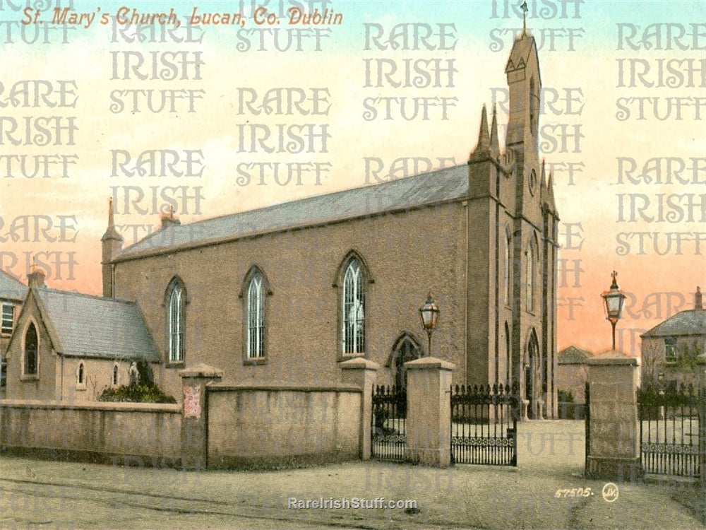St Mary's Church, Lucan, Dublin, Ireland, Rare Photo Dublin, Old Photo ...